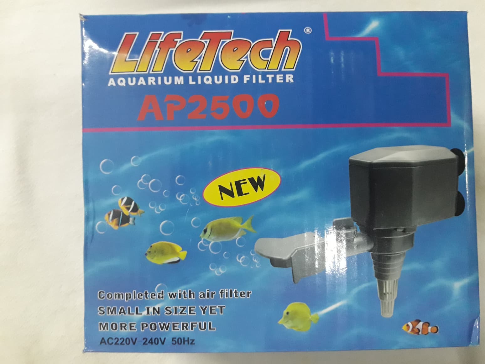 ปั๊มน้ำ ไลฟ์เทค AP-2500 ( LifeTech aquarium liquid filter AP 2500 ...