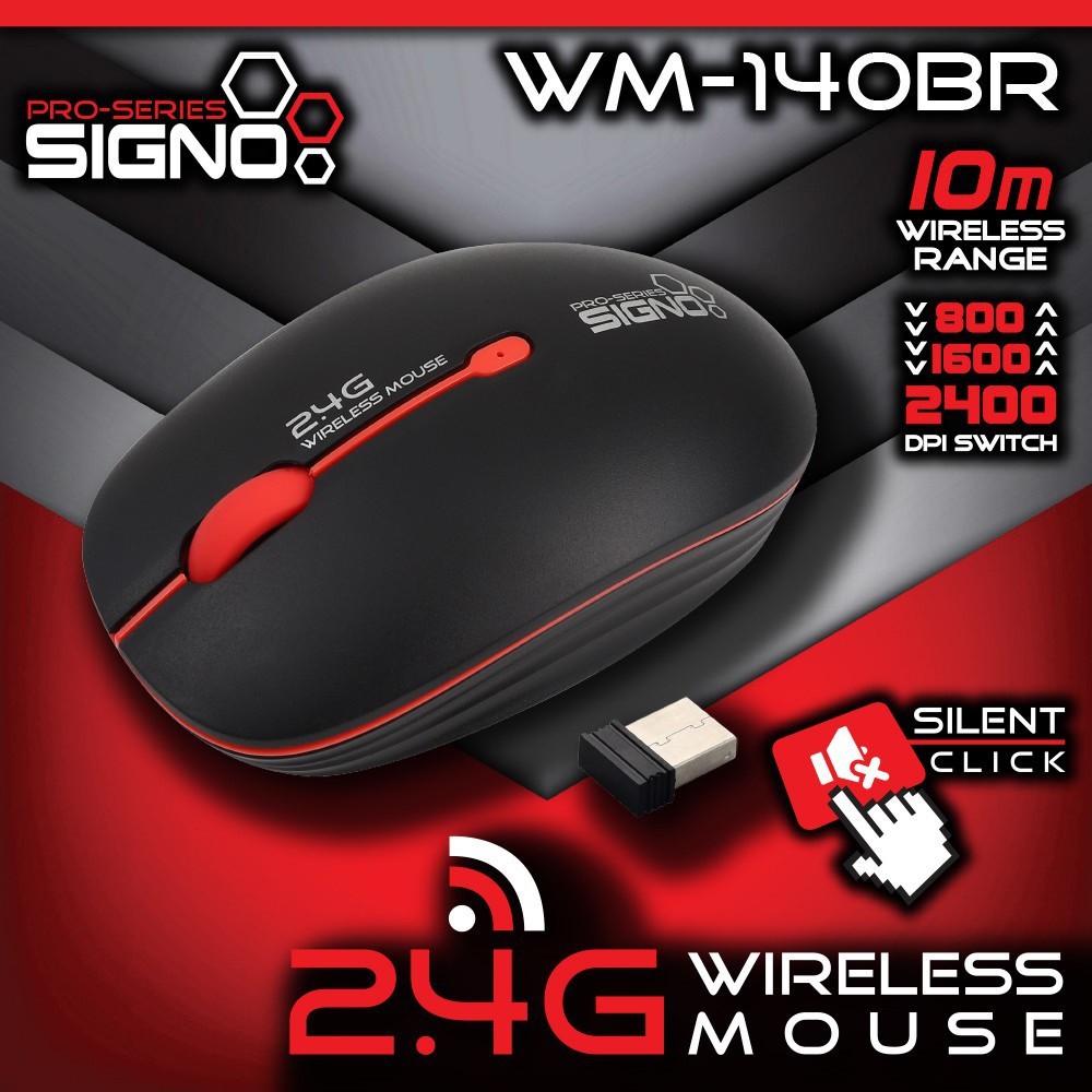 Signo WM-140 MOUSE WIRELESS Silent Click เมาส์ไร้สาย เมาส์สายเงียบ - it ...