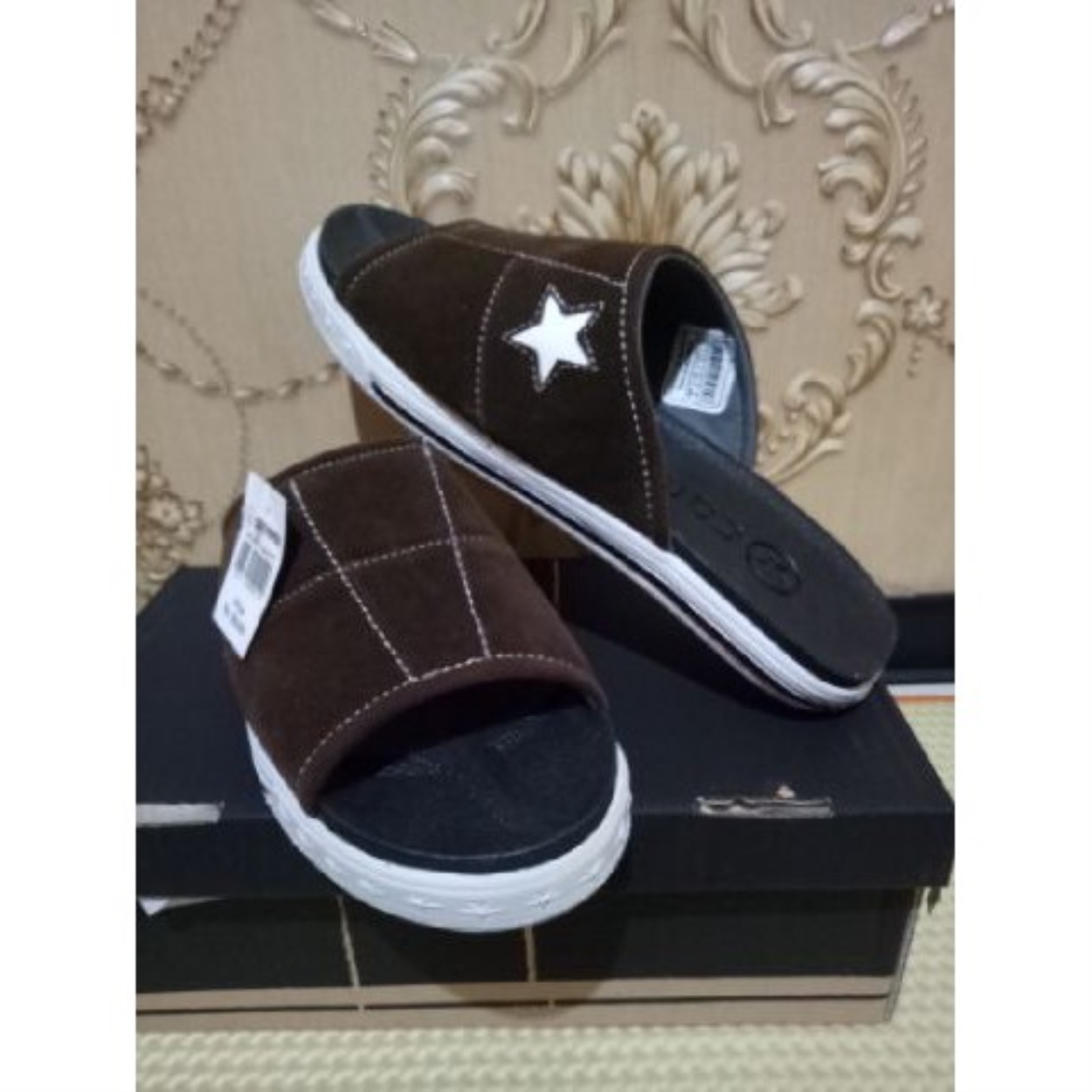 รองเท้าแตะ CONVERSE TRISCO CONVERSE ONE STAR หนังนิ่มพรีเมี่ยม - nYp43b ...