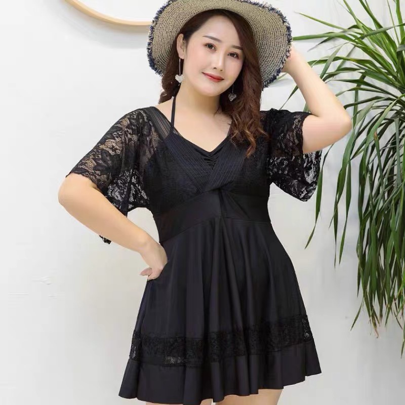 PLUS size swimsaic for women ชุดว่ายน้ำไซร์ใหญ่แขนยาวไซร์ 3XL-5XL กัน UV 50 พลัสขนาดชุดว่ายน้ํา ...