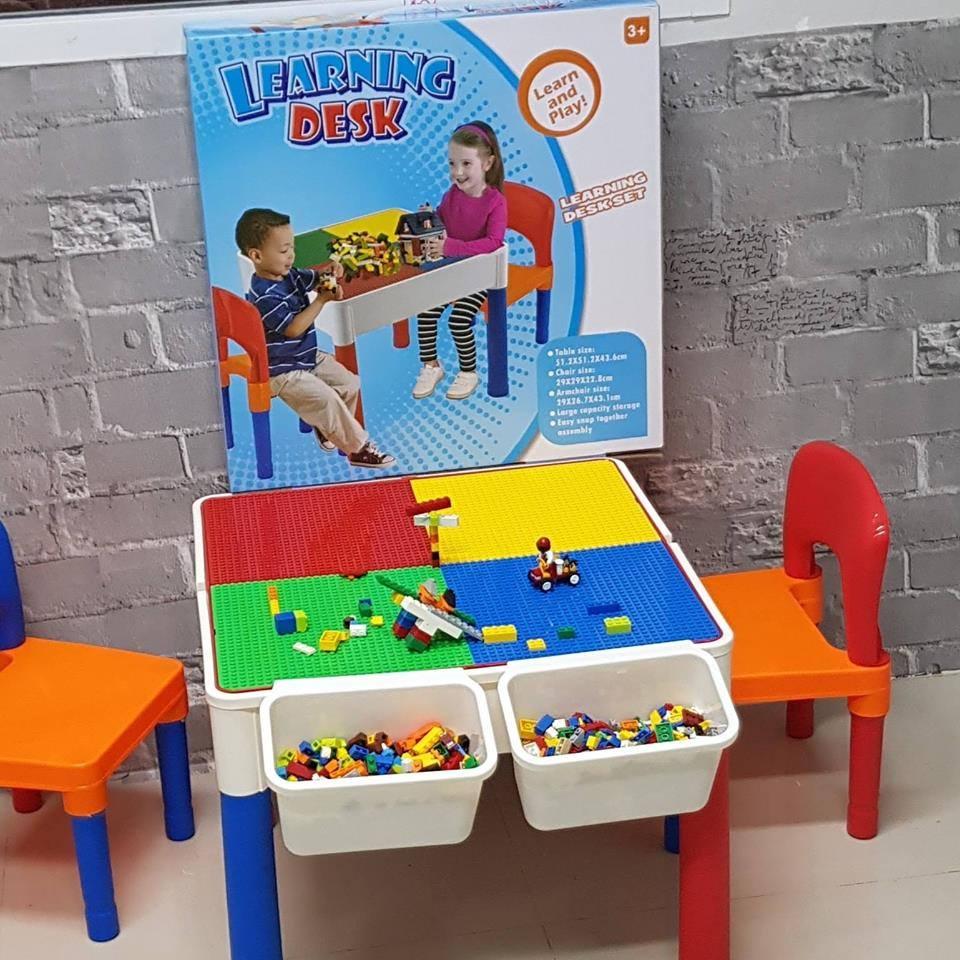 Learning Desk ชุดโต๊ะตัวต่อ - Augusttoys - ThaiPick