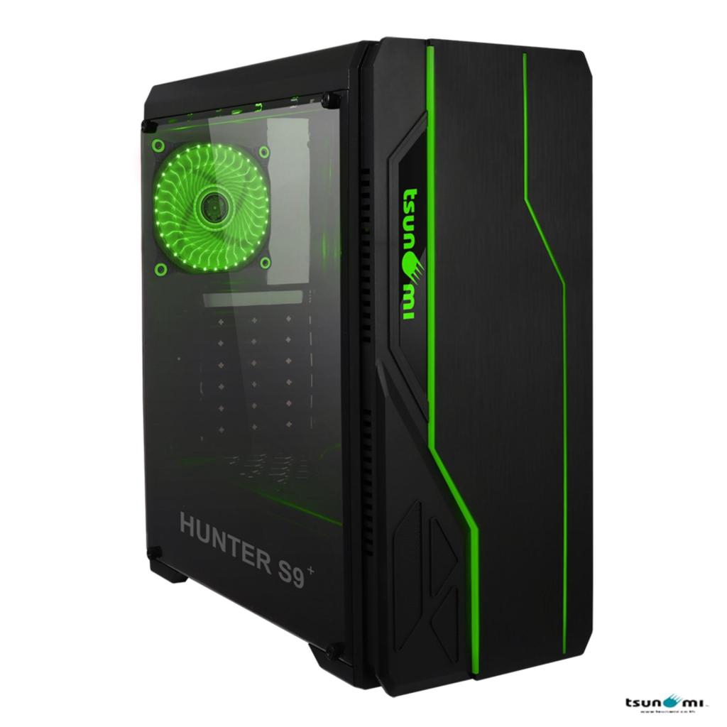 Battery Charger Tsunami Hunter S9+ ATX Gaming Computer Case WGNattery ...