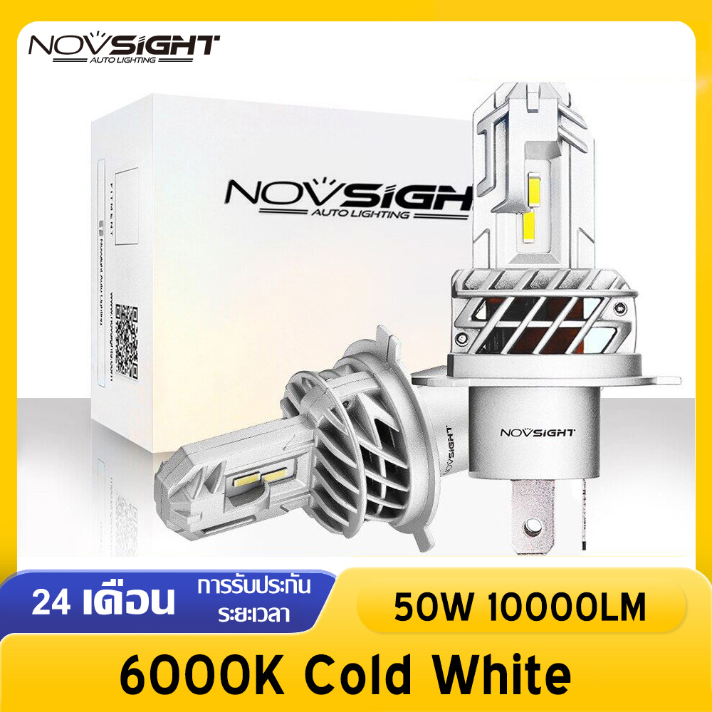 Novsight N61 Led Car Headlight โคมไฟรถยนต์ H4 H11 9005 9006 หลอดไฟหน้า ...
