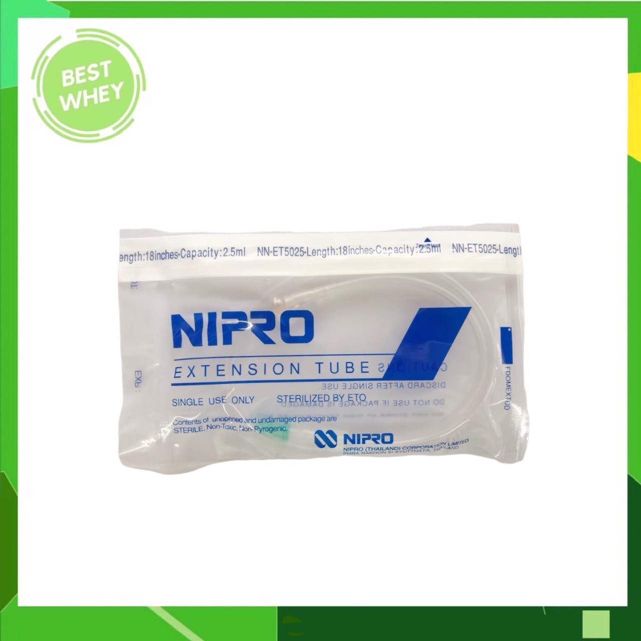 Nipro Extension Tube สายเอ็กซ์เทนชั่น Length:18inches Capacity:2.5ml บรรจุ 1 ชิ้น | Lazada.co.th