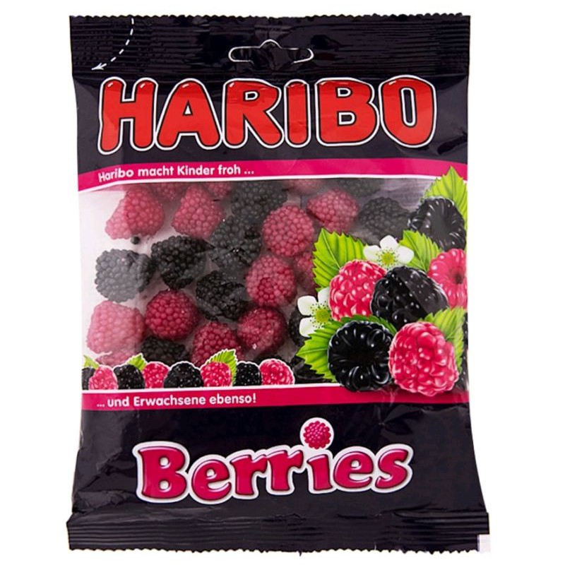 ฮาริโบ เยลลี่ราสเบอร์รี่และแบล็กเบอร์รี่ Pack30 Haribo Berries ...