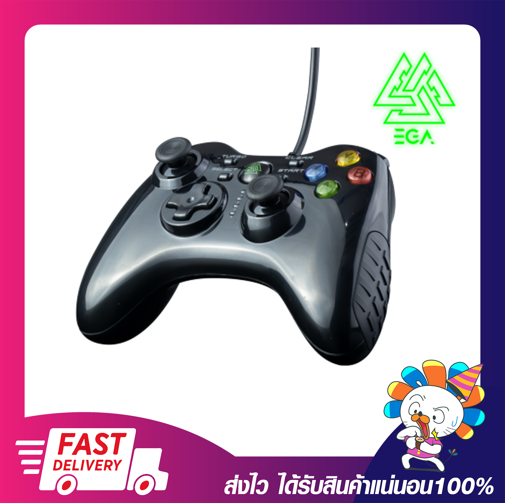 จอยเกมมิ่งส์ EGA TYPE J1 GAMING JOY CONTROLLER รับประกัน 2 ปี | Lazada ...