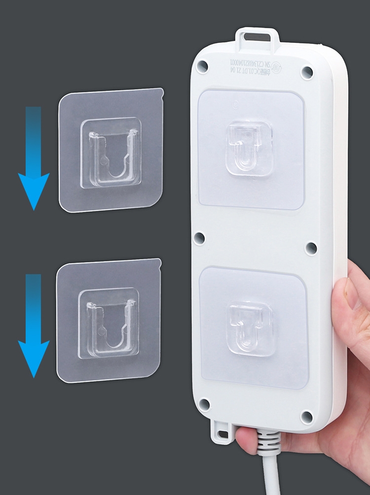 Waterproof Snap Fastener behind the Door Hook Strong Adhesive Punch ...