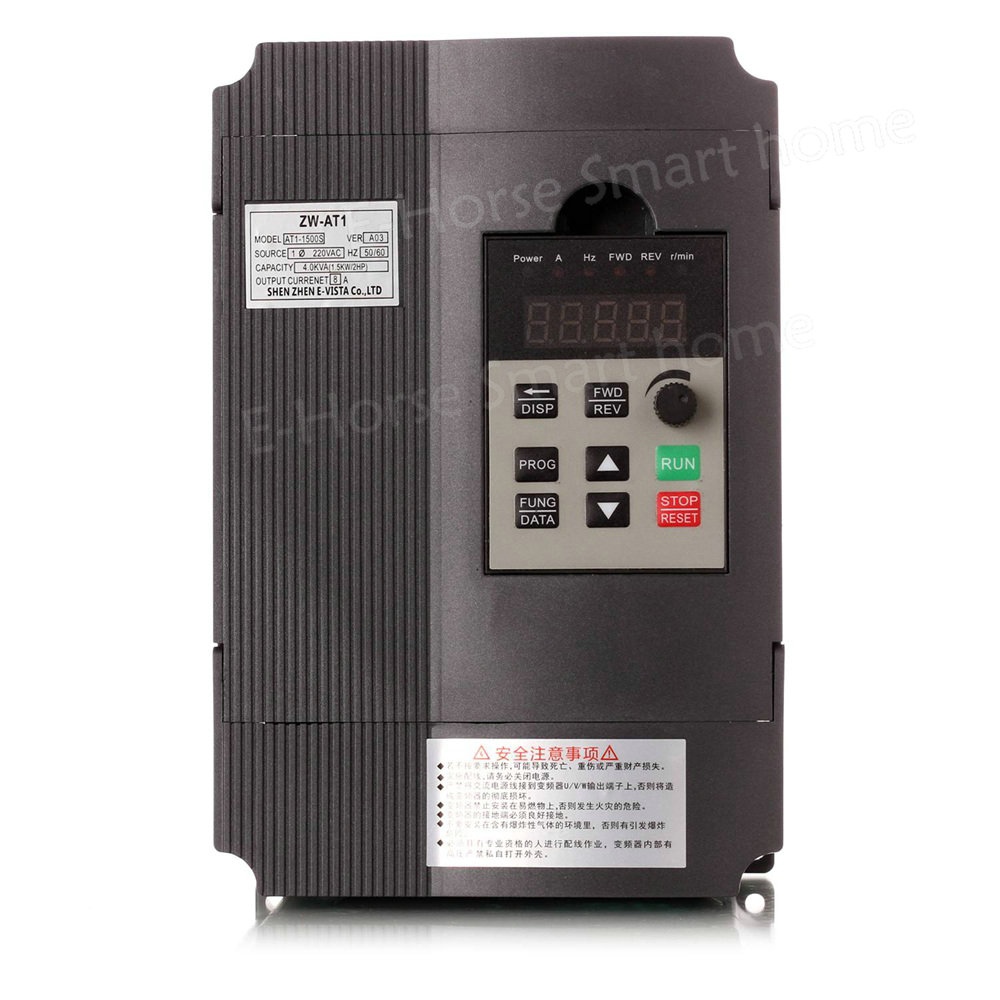 VFD 2.2KW Inverter CNC Spindle Motor Speed Controller 220V/110V 1.5KW/2 ...