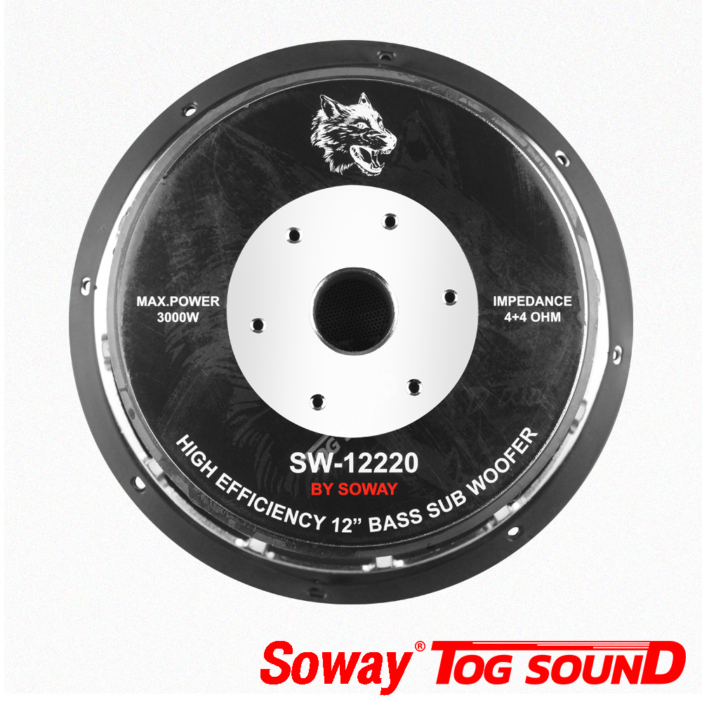 -ลำโพงซับวูฟเฟอร์ ขนาด 12 นิ้ว 3000W SOWAY SW-10P มีจำนวน 1ตัว2ตัวให้เลือก2-8OHM วอยซ์คู่ ลำโพง ...