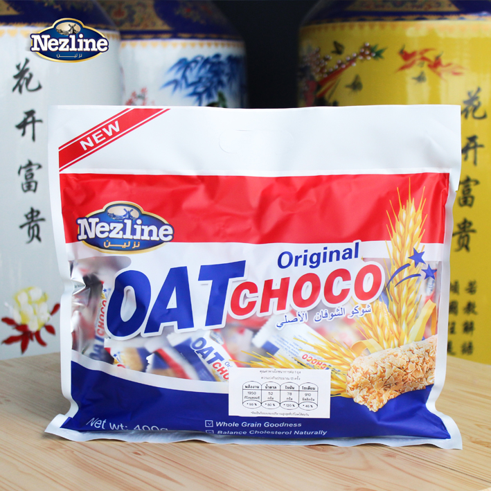 แพ็คใหม่ (400 กรัม) Nezline ขนมข้าวโอ๊ตอัดแท่ง รสดั้งเดิม ตราเนสไลน์ ...