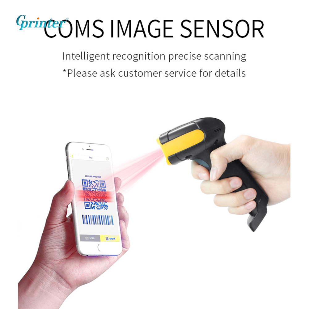 Gprinter iC-L2B เครื่องอ่านบาร์โค้ด 2D มีสาย Soonmark 2D laser scanner ...