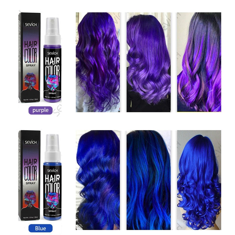 Hair Coloring Disposable Hair Quick Spray Lasting Security Waterproof ...