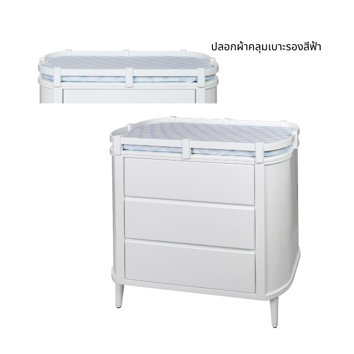 Idawin ตู้เปลี่ยนผ้าอ้อม ตู้เสื้อผ้า รุ่น Prema สีขาว ตู้เสื้อผ้าเด็ก ...