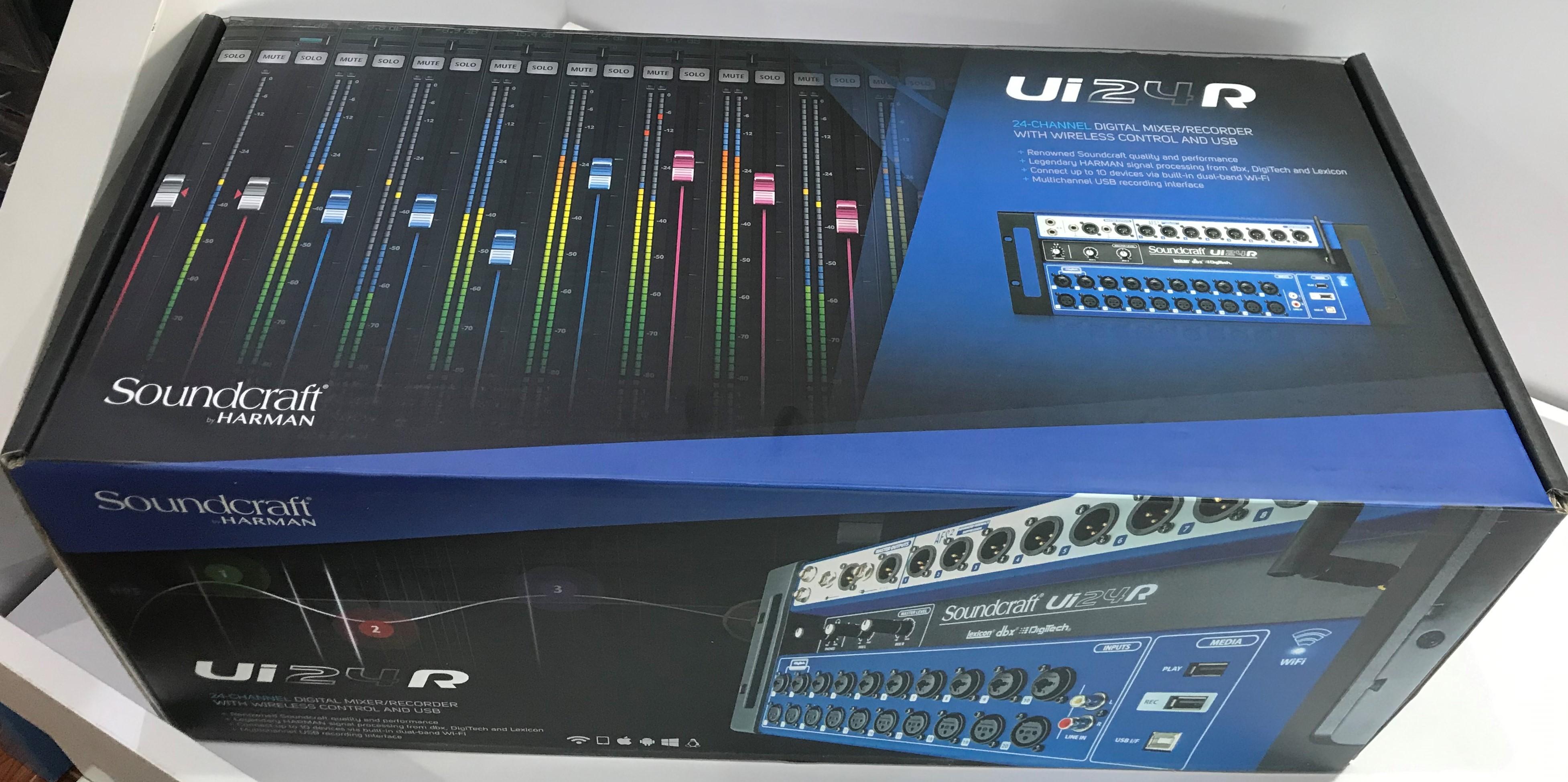 มิกเซอร์ดิจิตอล Soundcraft ui24r แท้ 100 %มหาจักร สินค้าดีคุณภาพเยี่ยมและระบบ Android,IOS - VI ...