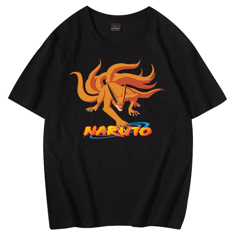 2023 NEWWMGFZ Naruto เสื้อยืดชาย Street Wear นักเรียนคู่อะนิเมะอุปกรณ์ ...
