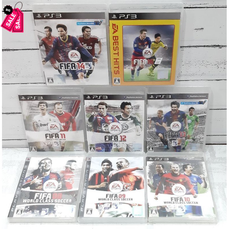 แผ่นแท้ PS3 รวมทุกภาค FIFA - World Class Soccer (Japan) ฟีฟ่า ฟุตบอล Cup 2010 2014 เกม แผ่นเกม ...