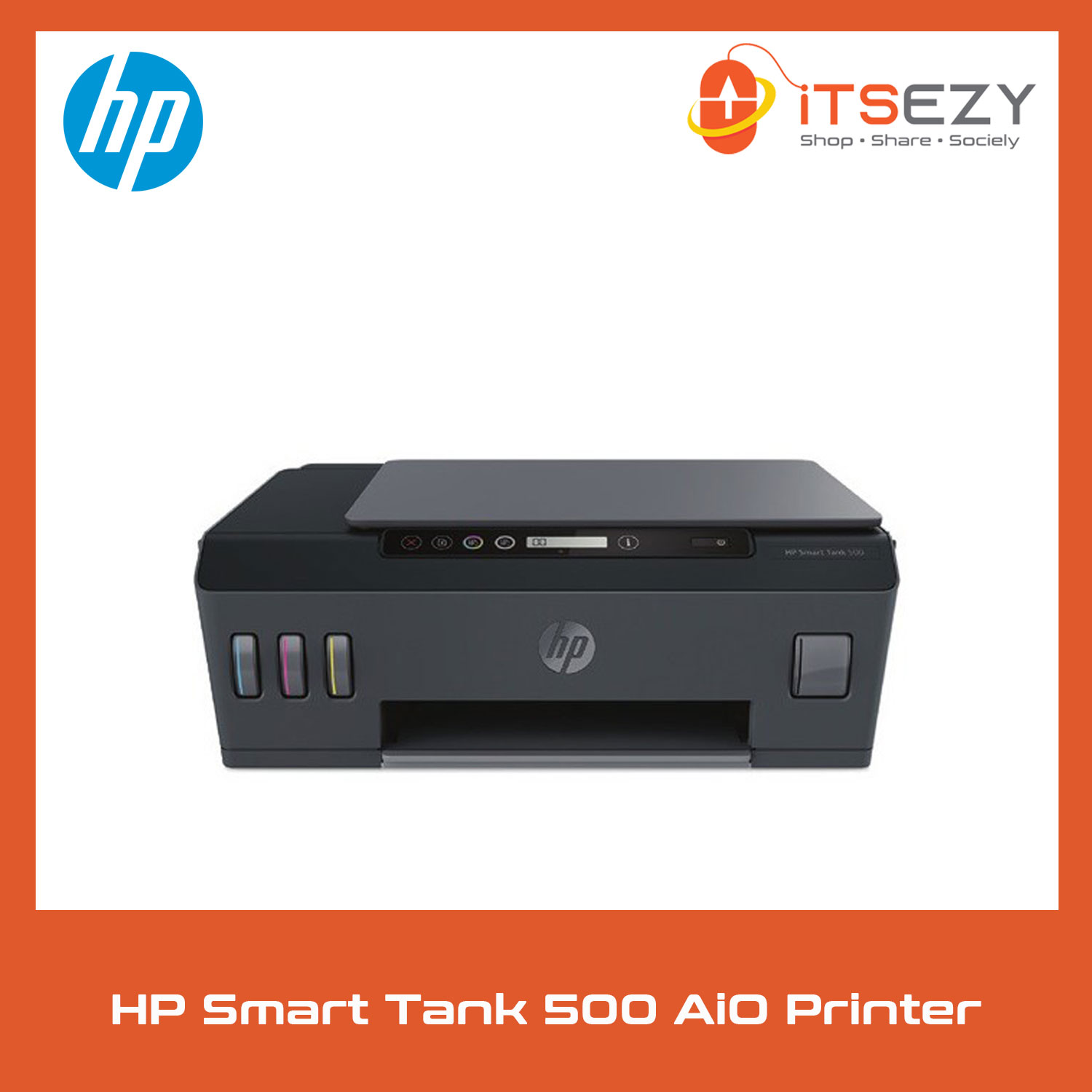 เครื่องพิมพ์ HP 500 ( Ink Tank ยี่ห้อ HP Smart Tank 500 AiO Printer ...