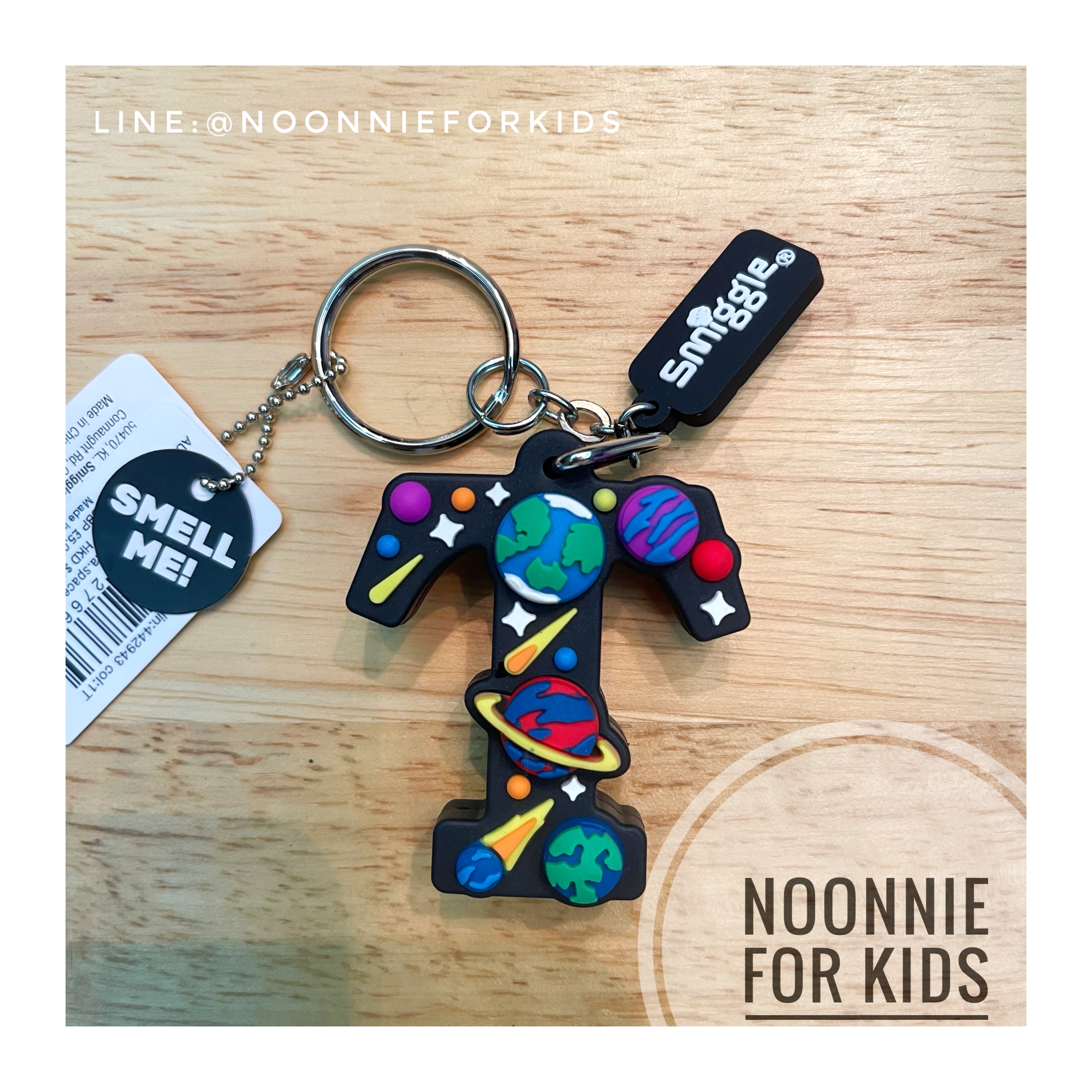 พวงกุญแจตัวอักษร Smiggle Scented Alphaber Keyrings ตัวT กลิ่นหอม หลาก ...