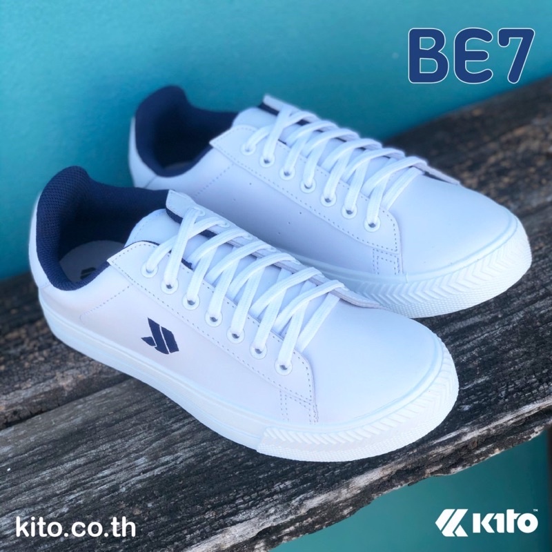 รองเท้าผ้าใบ kito BE7 รองเท้า กีโต้ แท้ 100 - เอ็นพีชูส์ ฟุตแวร์ - ThaiPick