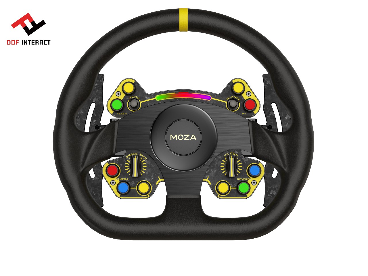 Moza RS Racing Wheels (Model RS D-Shape Leather) | Lazada.co.th