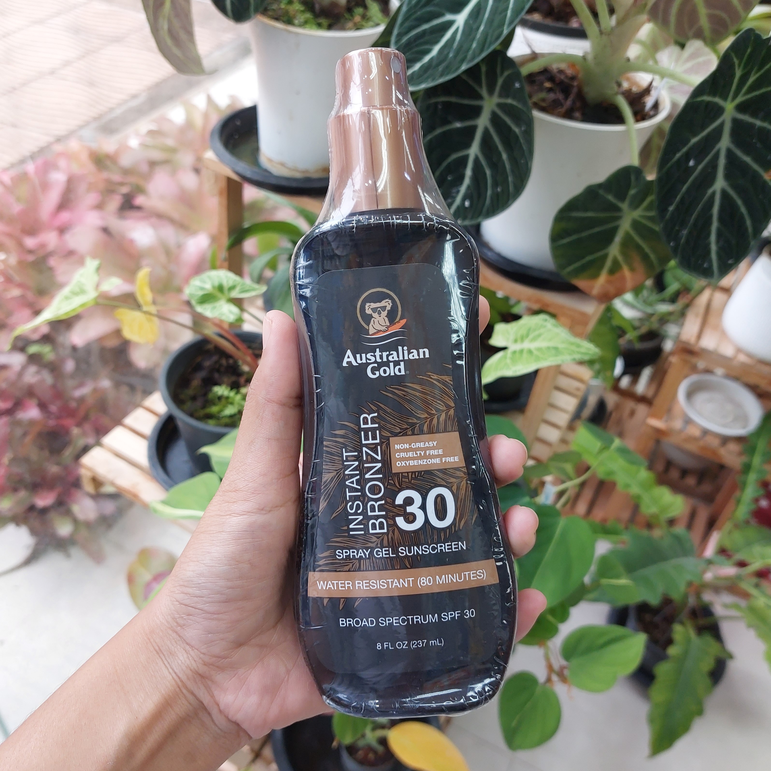 Australian Gold Instant Bronzer Spray Gel Sunscreen SPF30 237ml ครีมกัน ...