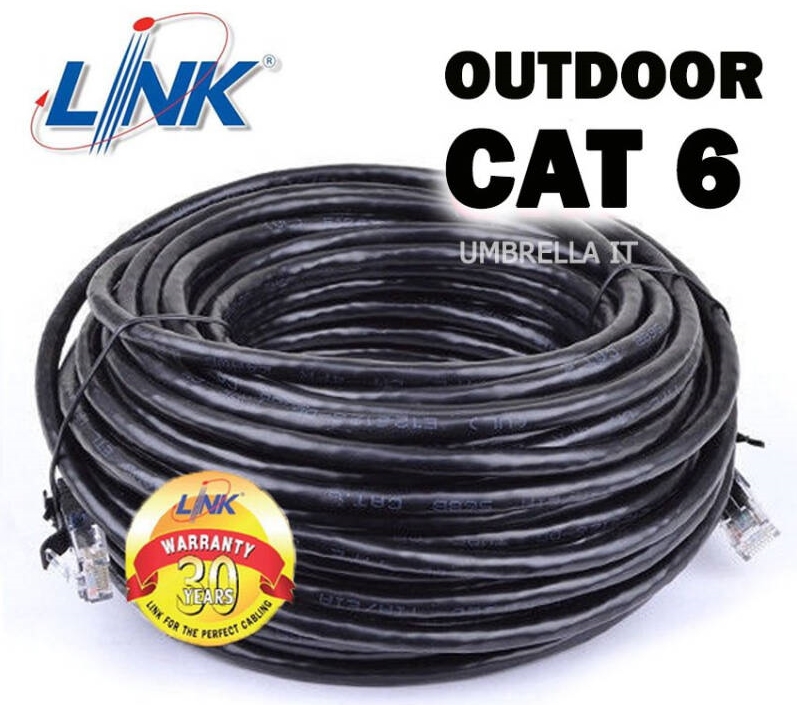 Di shop Link UTP Cable Cat5e Outdoor 20M สายแลน(ภายนอกอาคาร)สำเร็จรูป ...
