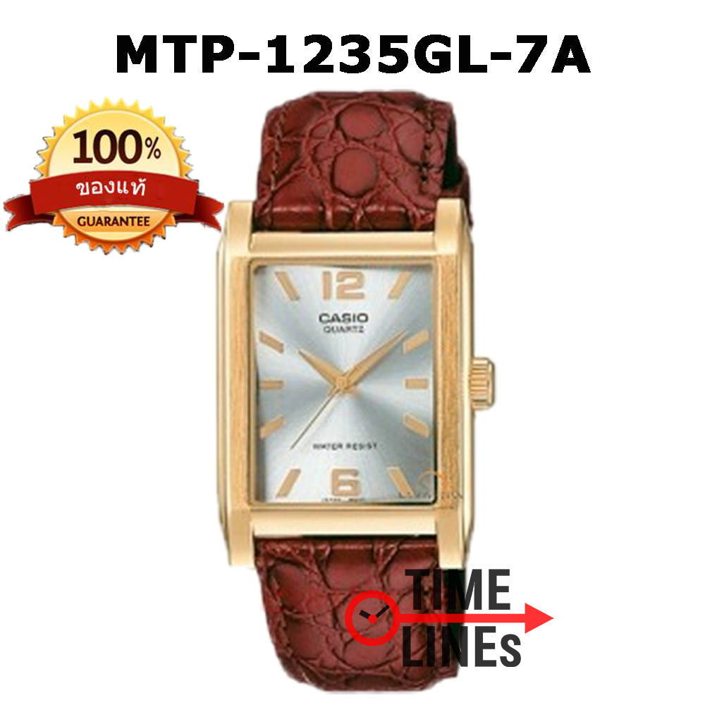 CASIO ของแท้ รุ่น MTP-1235D MTP-1235SG MTP-1235GL นาฬิกาผู้ชาย สาย ...