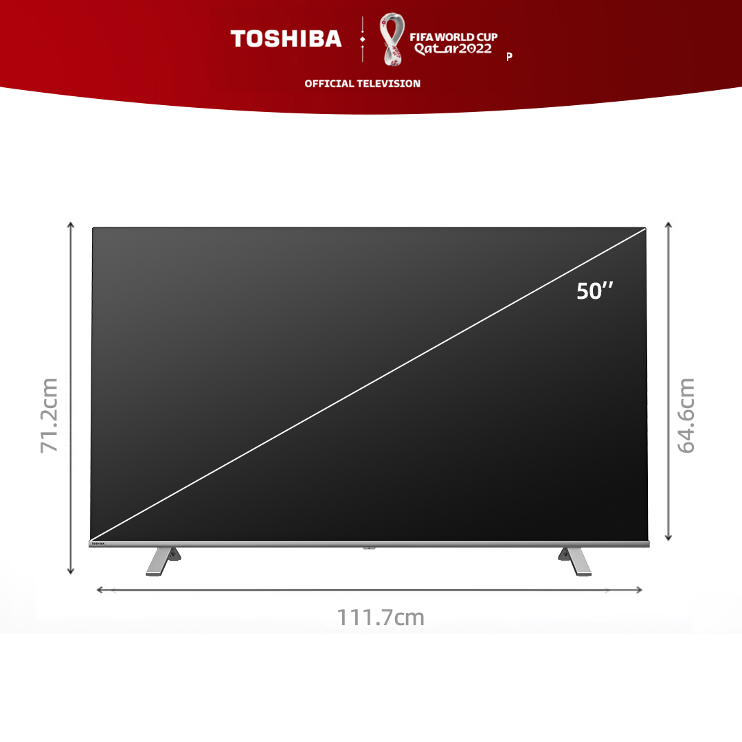Toshiba TV 50C350LP ทีวี 50 นิ้ว 4K Ultra HD Google TV High Dynamic ...