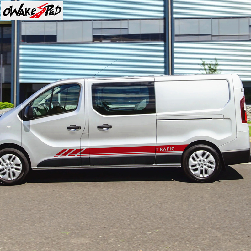 3pcslot Sport Stripes Stickers Car Both Side Skirt Door Decor Decals ...