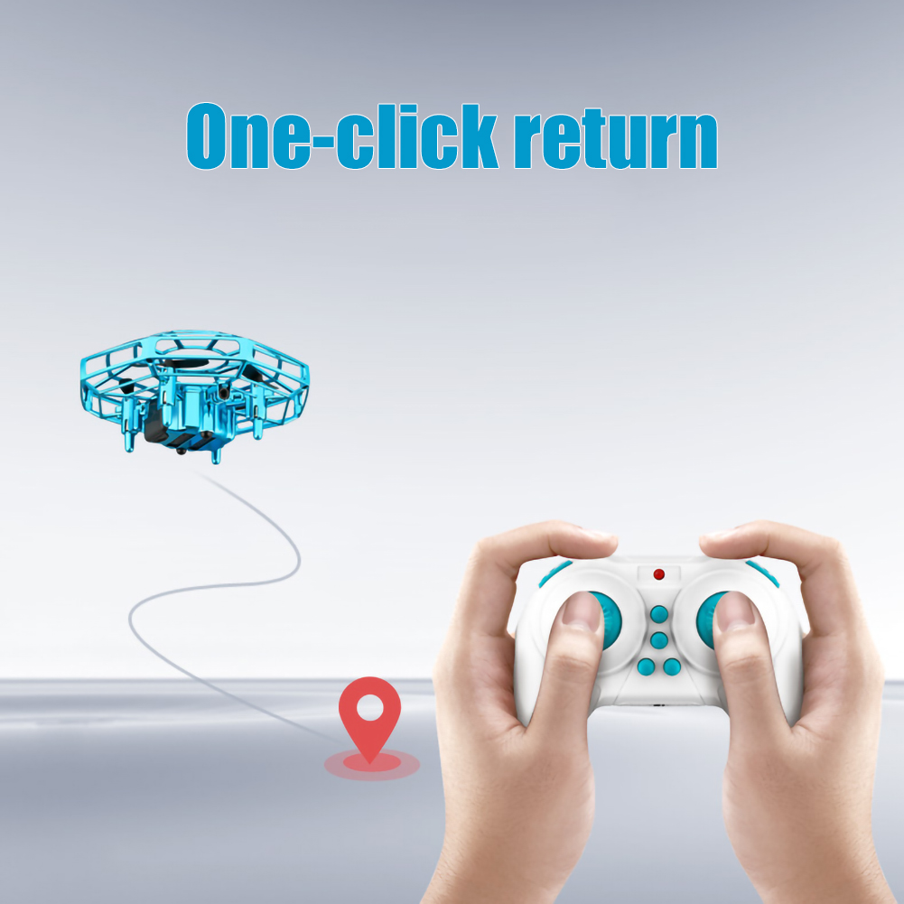 Hand Operated Mini Drone IR Sensing UFO with LED Four-axis Flying Ball ...