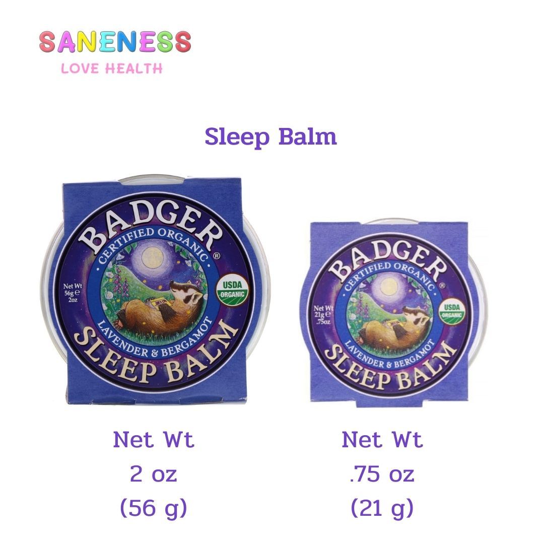 Badger Company Sleep Balm Lavender & Bergamot บาล์มช่วยผ่อนคลาย ...