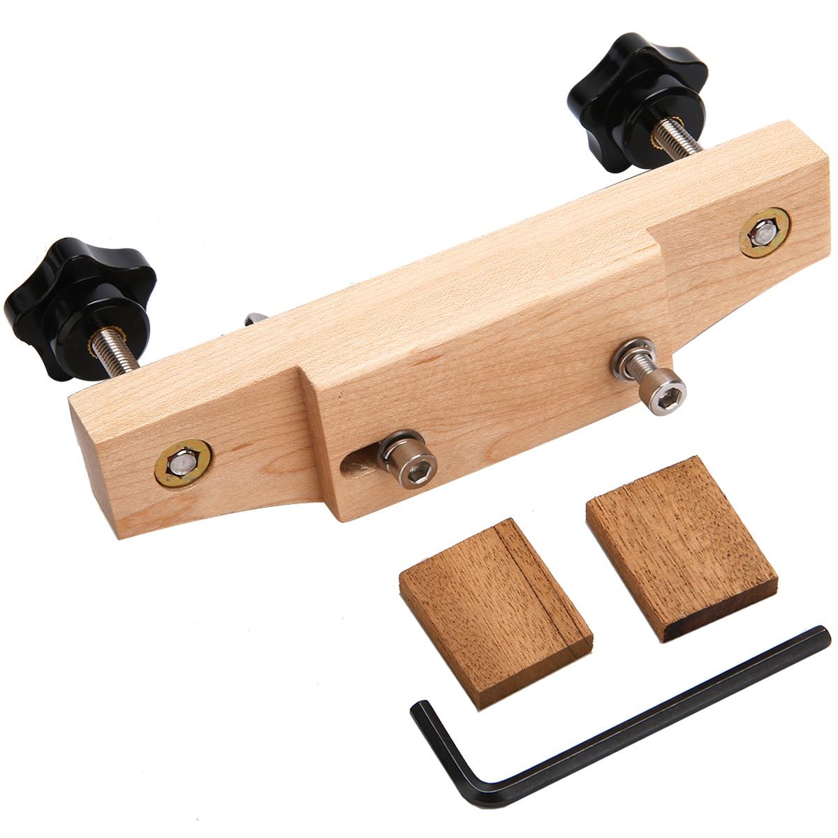 1 Set Solid Maple Stainless Steel Guitar Bridge Install Clamp Luthier ...