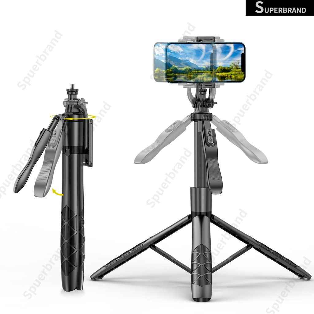 ใหม่ L16 ขาตั้งกล้องไม้เซลฟี่ไร้สาย 1.55m. พับได้มาพร้อมรีโมทบลูทูธ พิเศษสามารถใช้กล้องแอคชั่น ...