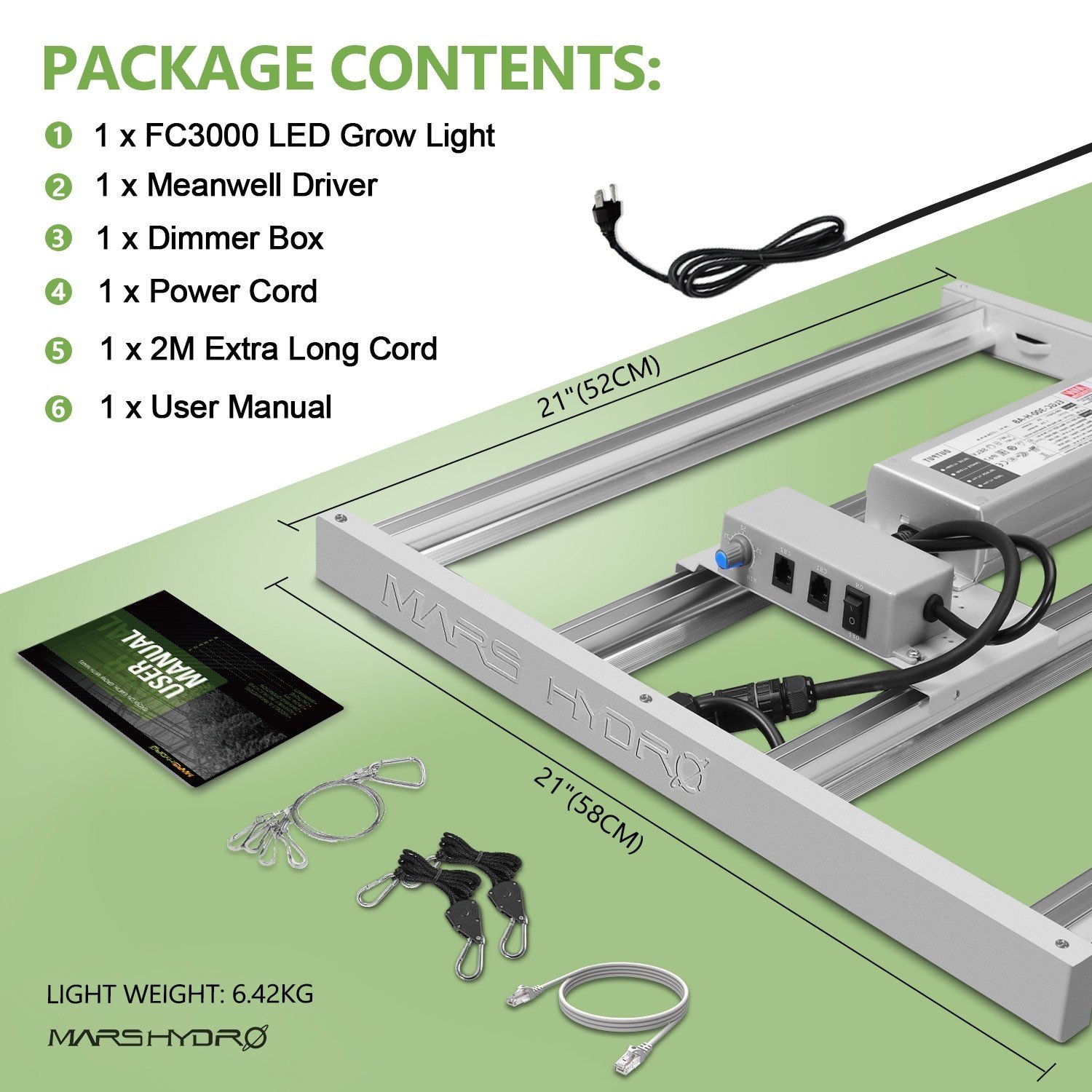 [ส่งฟรี] Marshydro FC3000 Grow Bars 300W 4 Bars IR UV ไฟปลูกต้นไม้ Grow ...