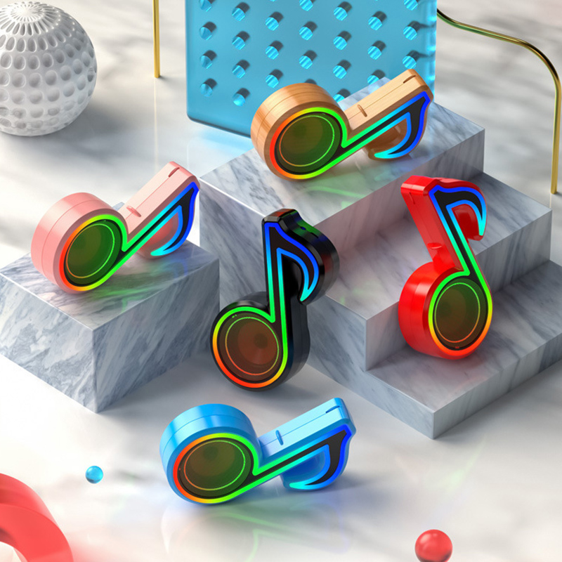 Bluetooth Speaker Mini Creative Gift Desktop Creative Music Note Small ...