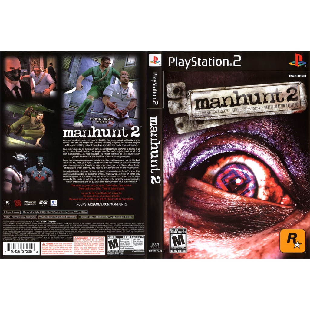แผ่นเกมส์ PS2 Manhunt 2 คุณภาพ ส่งไว | Lazada.co.th