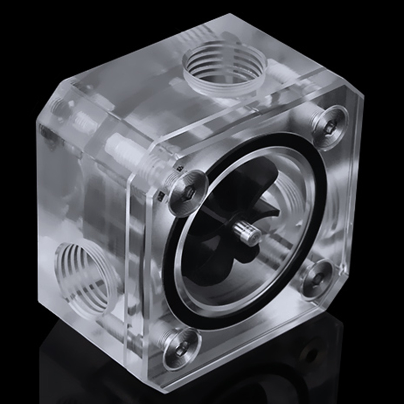 Acrylic Flow Meter G1/4 Thread Water Cooling System Coolant Filter ...