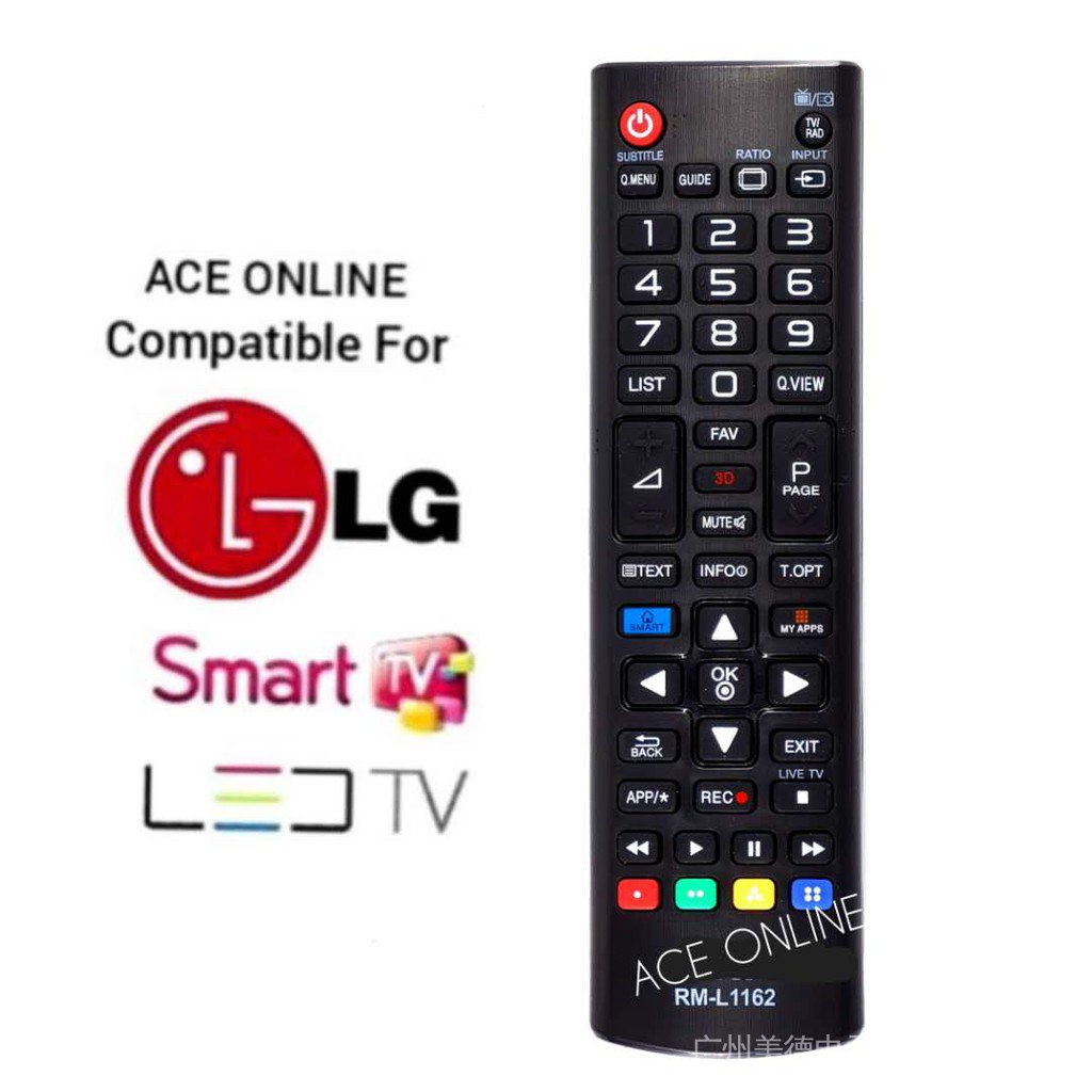 Lg LED LCD สมาร์ททีวี รีโมตคอนโทรล RM-L1162 | Lazada.co.th