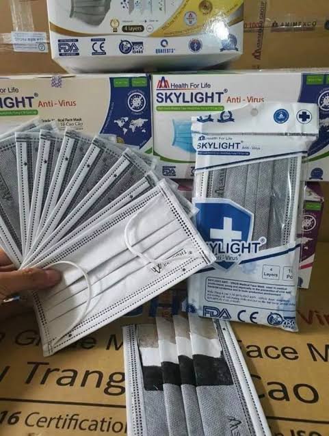 คุณภาพดี ป้องกันหน้ากาก . มาส์กหน้าผู้ใหญ่. Skylight Famapro พร้อมส่ง ...