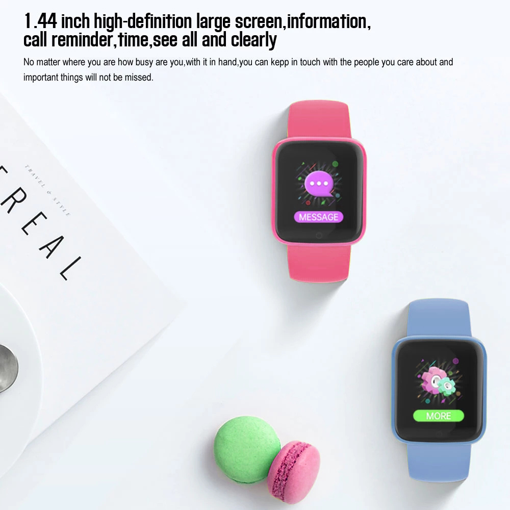 Y68 Pro Bluetooth Fitness Tracker Smart Watch Monitor Men's Women's ...