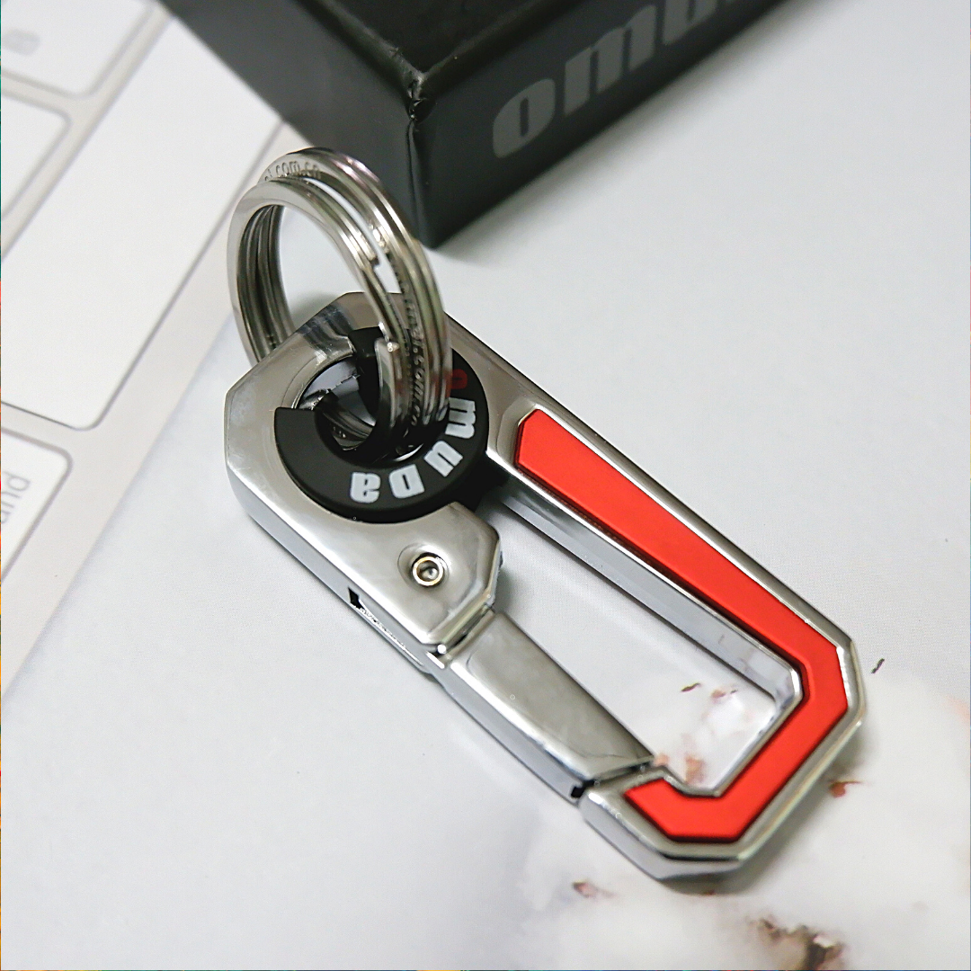 พวงกุญแจ OMUDA 3749 พวงกุญแจรถยนต์ พวงกุญแจมอไซด์ พวงกุญแจเท่ๆ งานแข็งแรงทนทาน(พร้อมห่วง2ชิ้น ...