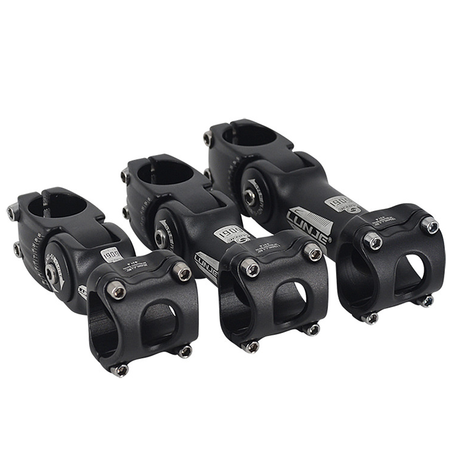 Aluminum Alloy Bike Stem 31.8 x 130mm 0-60 Degree Adjustable MTB Fork ...