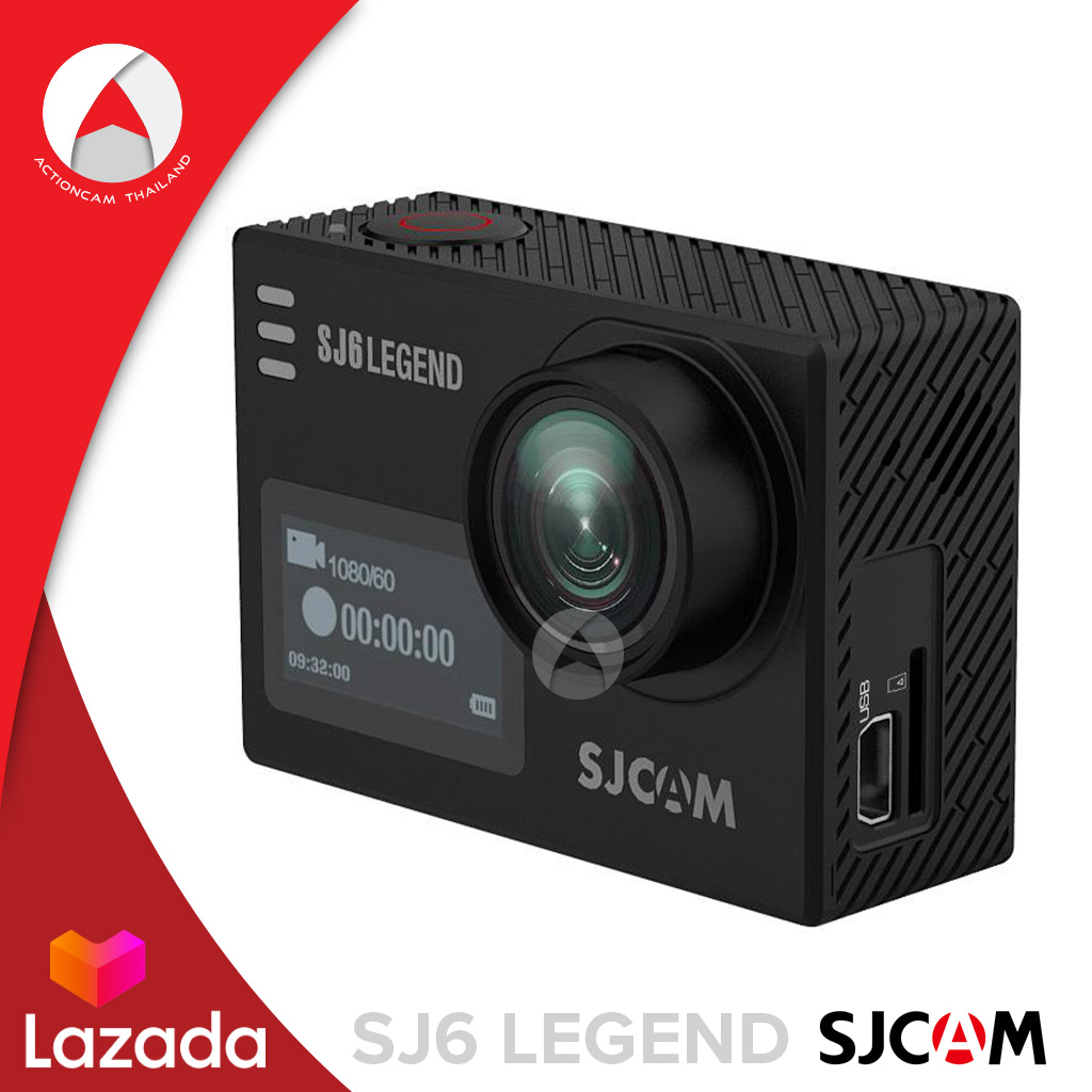 SJCAM SJ6 LEGEND 4K 16MP (Black) รับประกัน 1ปี - Actioncam Thailand ...