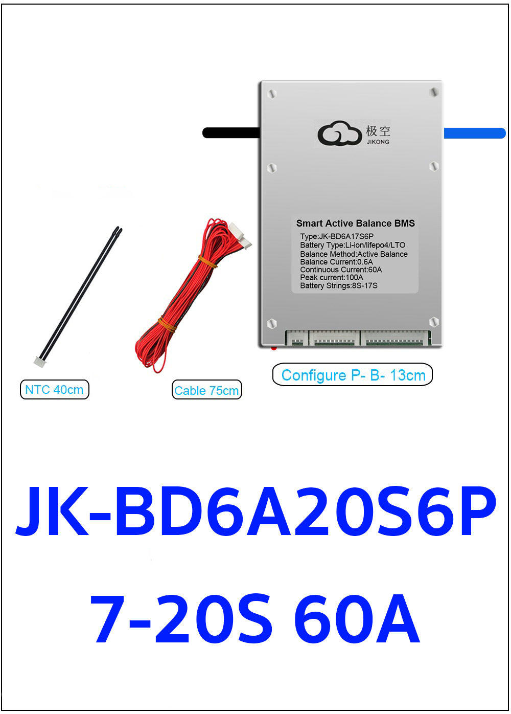 【JK-JIKONG】Smart BMS มี Active balance + Bluetooth ในตัว เชื่อมต่อกับ ...