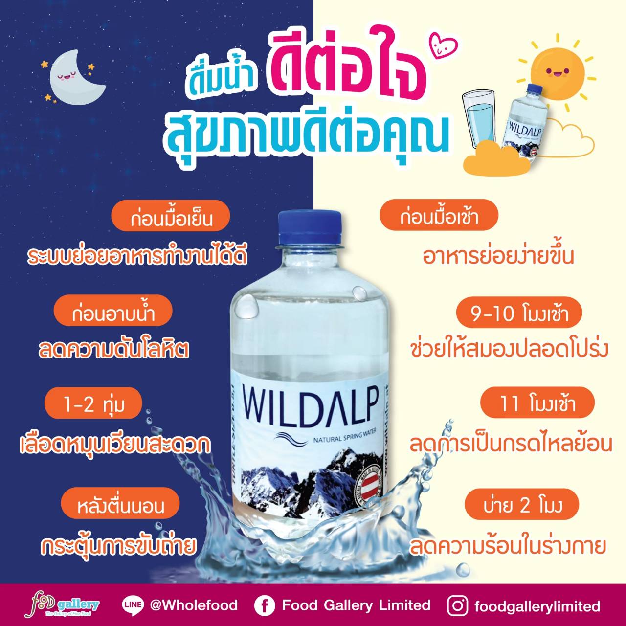 Wildalp Natural Spring Water ไวด์แอล์ป น้ำแร่บริสุทธิ์จากธรรมชาติ ...