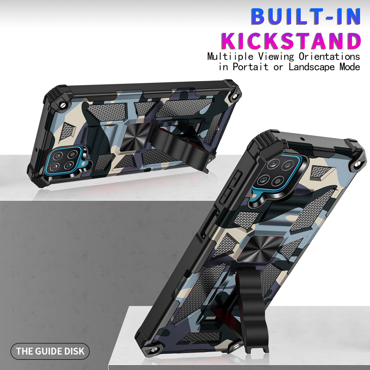Samsung Galaxy A12 / Galaxy M12 / Galaxy F12 Case ,RUILEAN Military ...