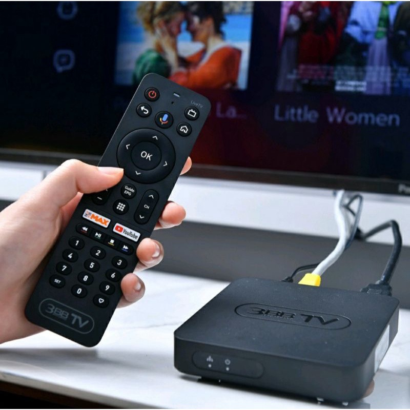 โปรโมชั่น รีโมทกล่อง 3BB GIGA TV ของแท้ 100% สั่งงานด้วยเสียงได้ (แถม ...