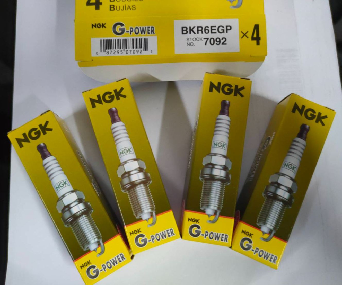 หัวเทียน NGK BKR6EGP (แพ็ค4หัว) G-POWER Platinum No.7092 NGK แท้ Made in Thailand | Lazada.co.th
