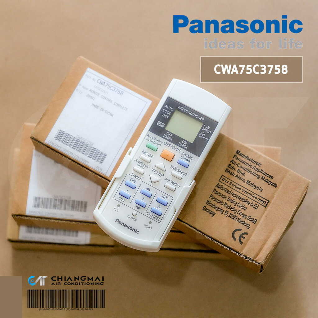 CWA75C4448 รีโมทแอร์ Panasonic รีโมทแอร์ พานาโซนิค อะไหล่แอร์ ของแท้ ...