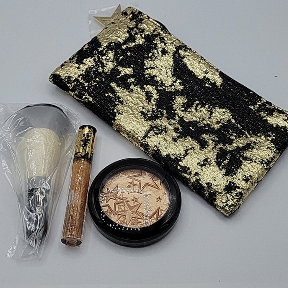 MAC SPRINKLE OF SHINE KIT: GOLD ไฮไลท์ Special SET แท้100% | Lazada.co.th